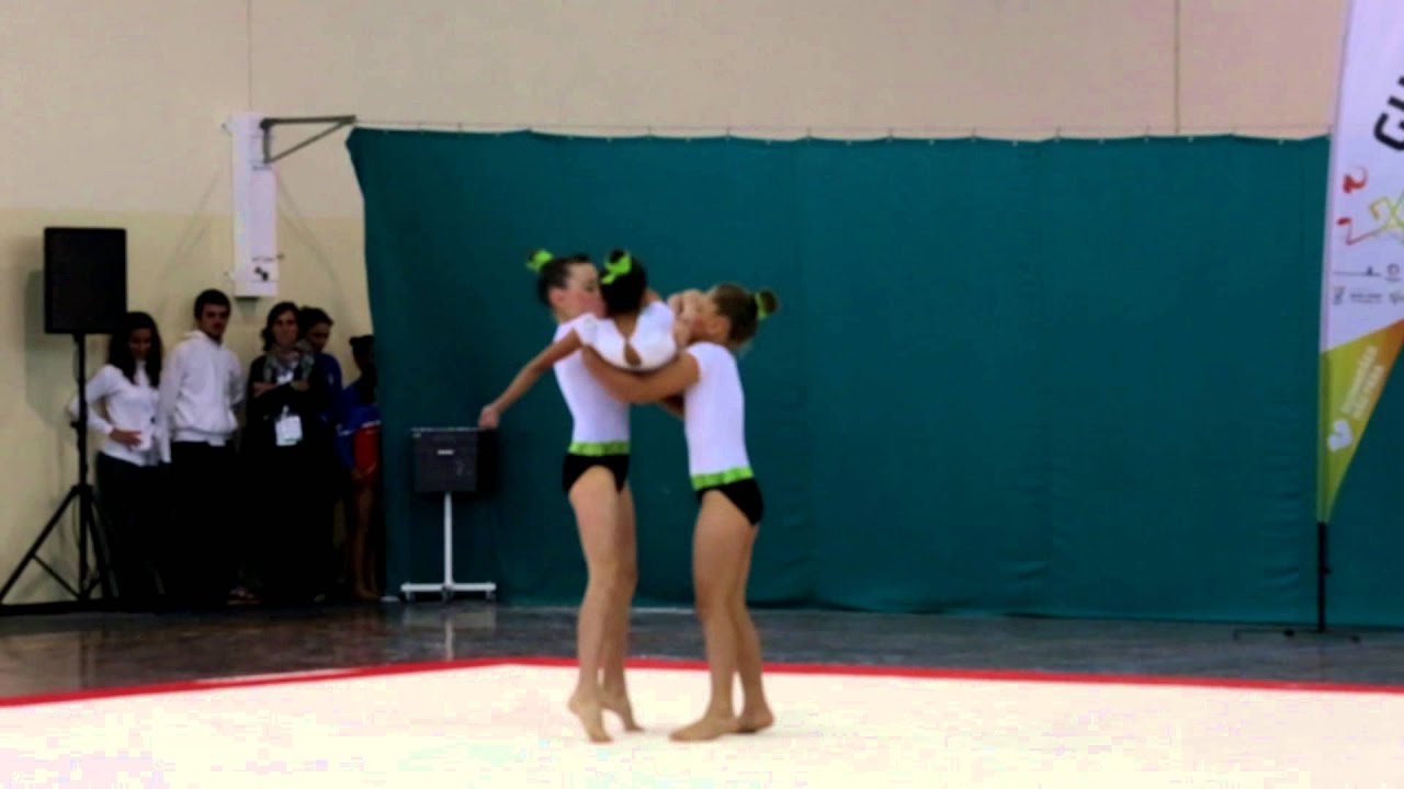 Acrobatic Gymnastics National Cup 2013 GSC WG Beginner - YouTube