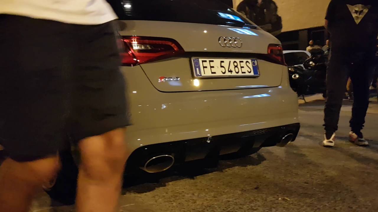 Audi RS3 2016 extreme Sound! - YouTube
