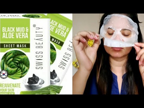 Swiss Beauty Sheet Mask Review | Just at Rs 99/- | Sheet for Glowing ...