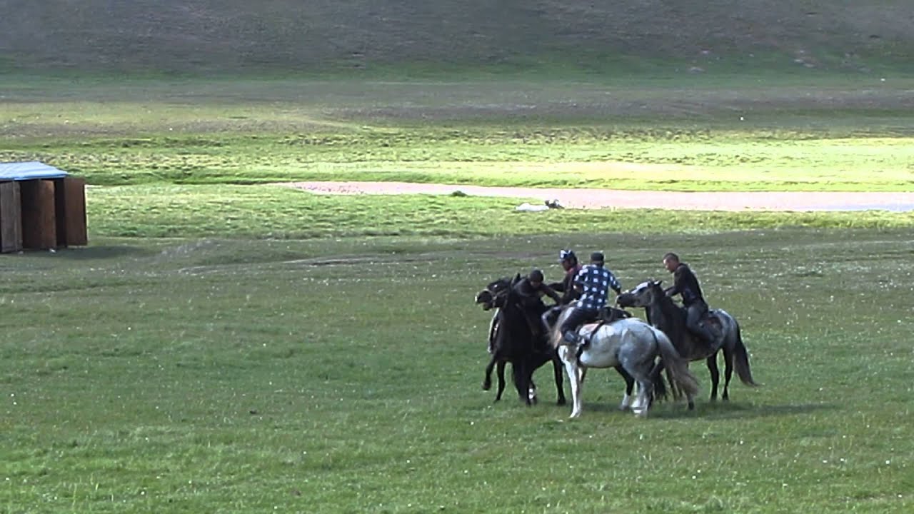 Goat polo in the steppes of Kyrgyzstan - YouTube