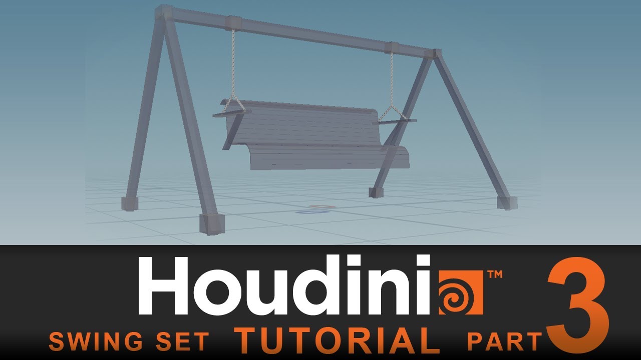 Houdini - Tutorial - Parametric Swinging Chair - Part 03 - Chain - YouTube