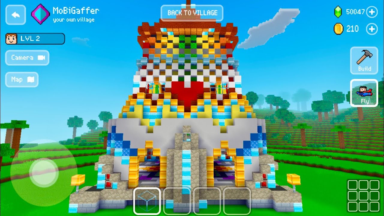 Block Craft 3D: Crafting Game #2682 | Rainbow 🌈 Pyramid 🏠 - YouTube