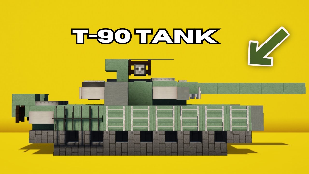 T-90 Tank | MineCraft Tutorial - YouTube