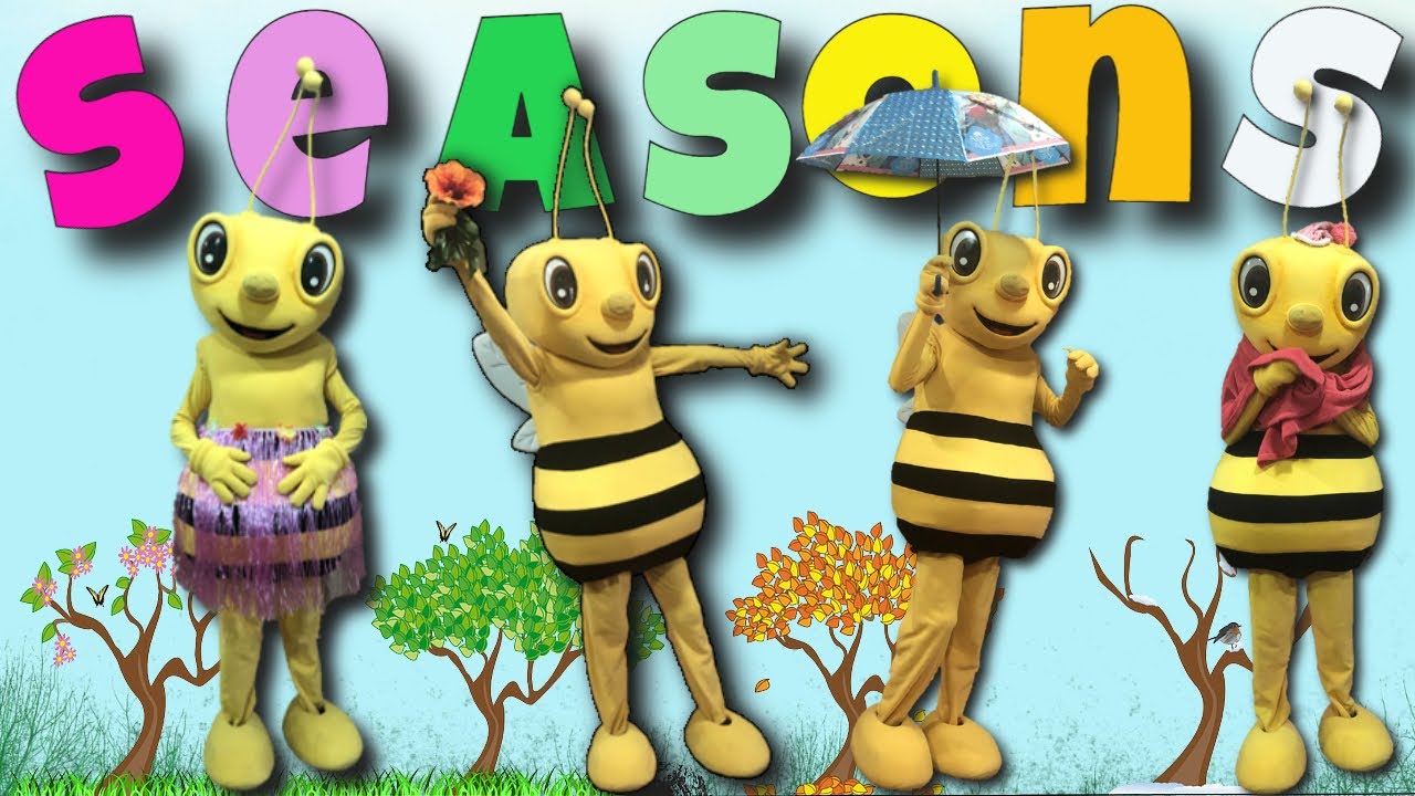 Seasons Song for Kids | Bee-Bee the Bee | Learn the Four Seasons - YouTube