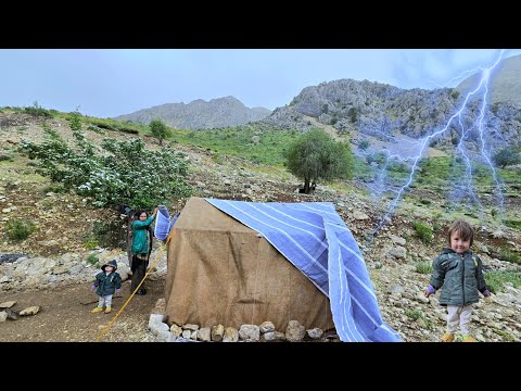 🌧Heavy rain accompanied by floods and storms in Zagros | Nomads' relentless struggle for survival 🏔