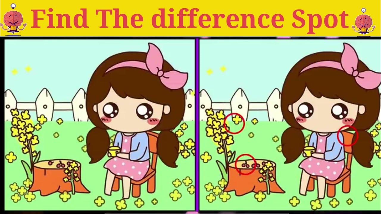 Find the difference SpotN1| Brain games | Picture Puzzles difference ...