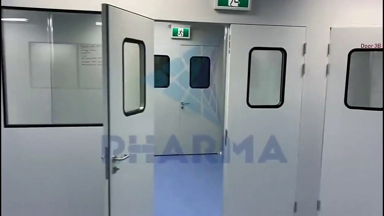 cleanroom finished installation - YouTube