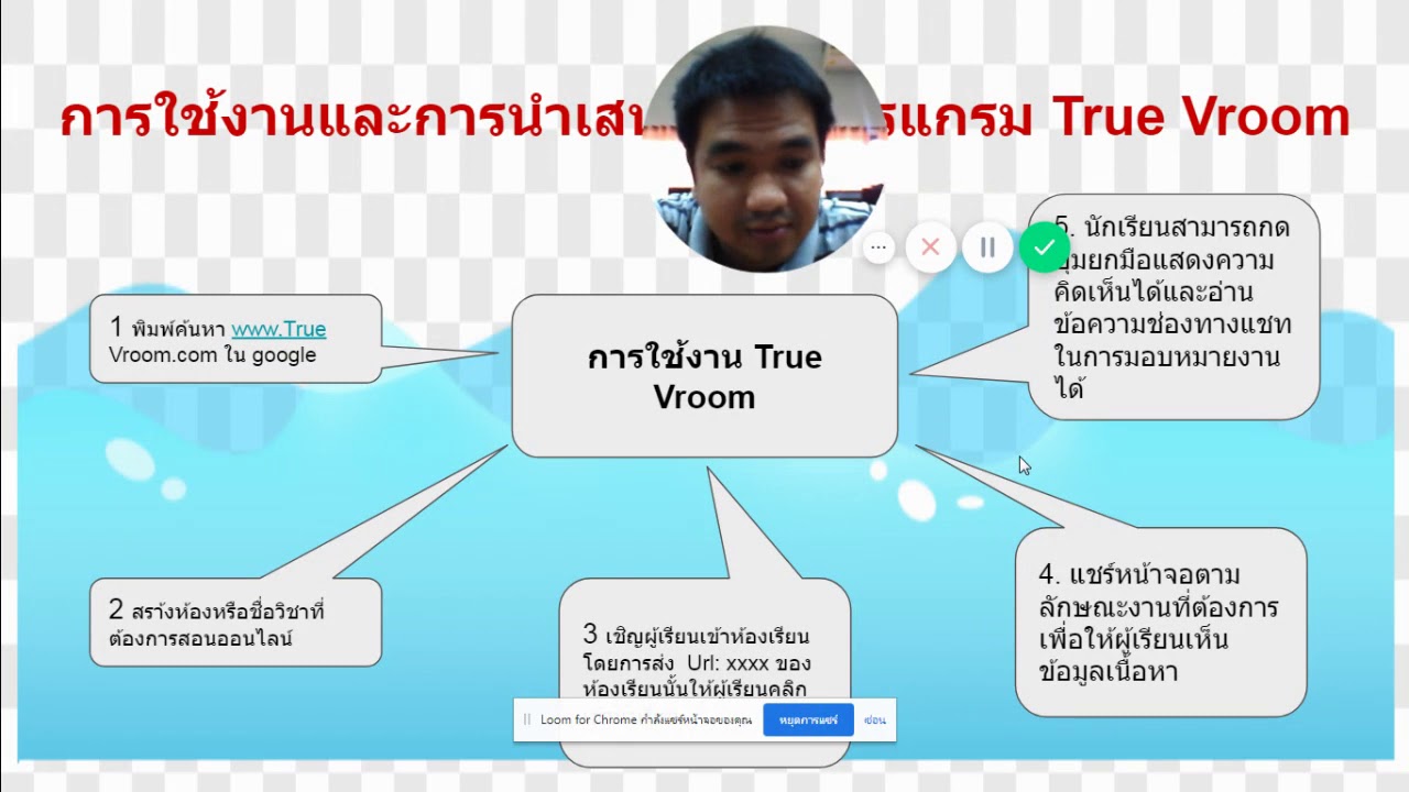 การใช้งาน True Vroom Google สไลด์ - YouTube