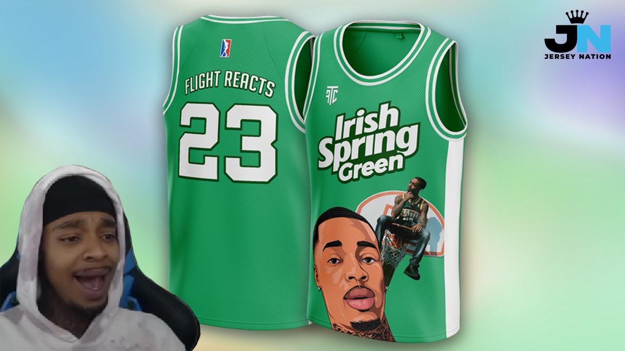 FlightReacts to our Jersey Design we made him! 😳🔥 - YouTube