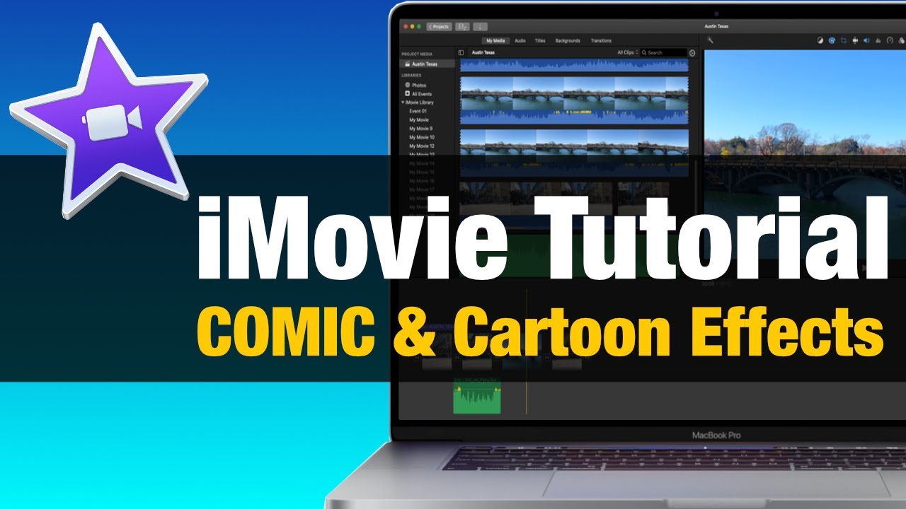 iMovie Tutorial - COMIC VIDEO Cartoon Animated How To - YouTube