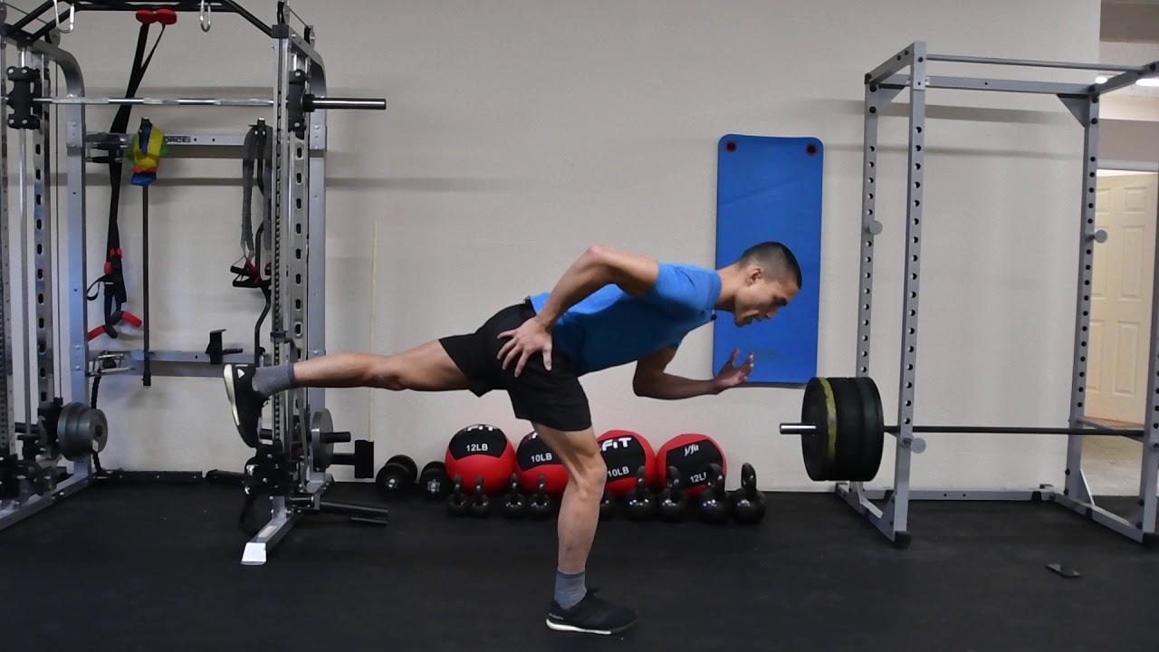In Place Single Leg Deadlift - YouTube