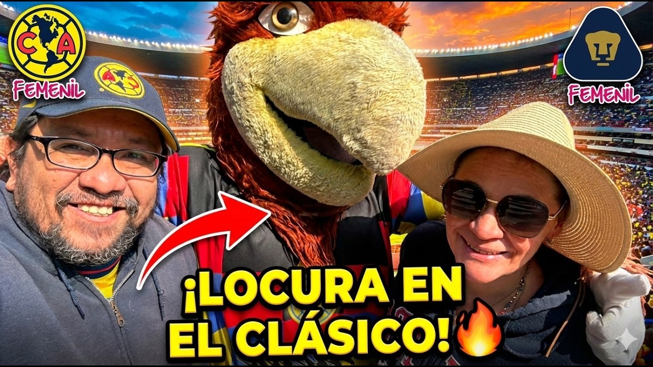 🦅🦅 LA PATRONA vivió el CLÁSICO CAPITALINO 🦅🦅 | CLUB AMÉRICA. - YouTube