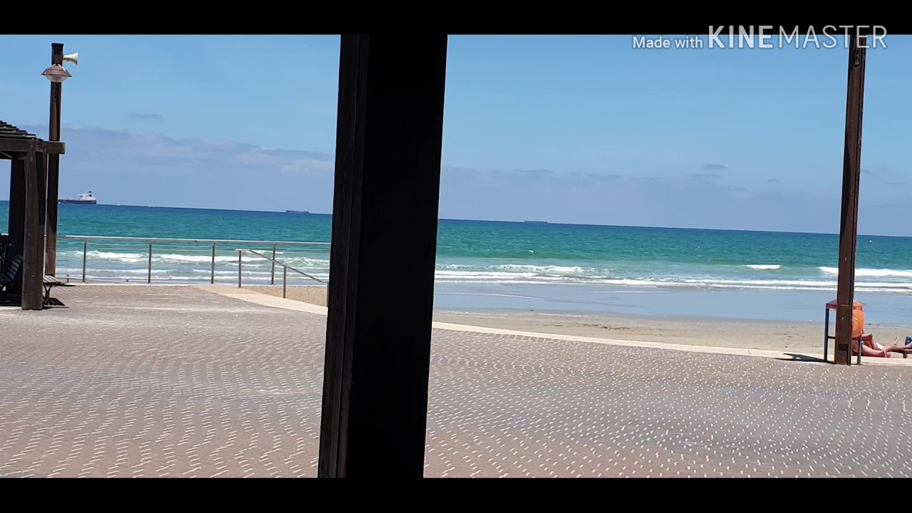 Naot Beach Kiryat Haim, Haifa - YouTube