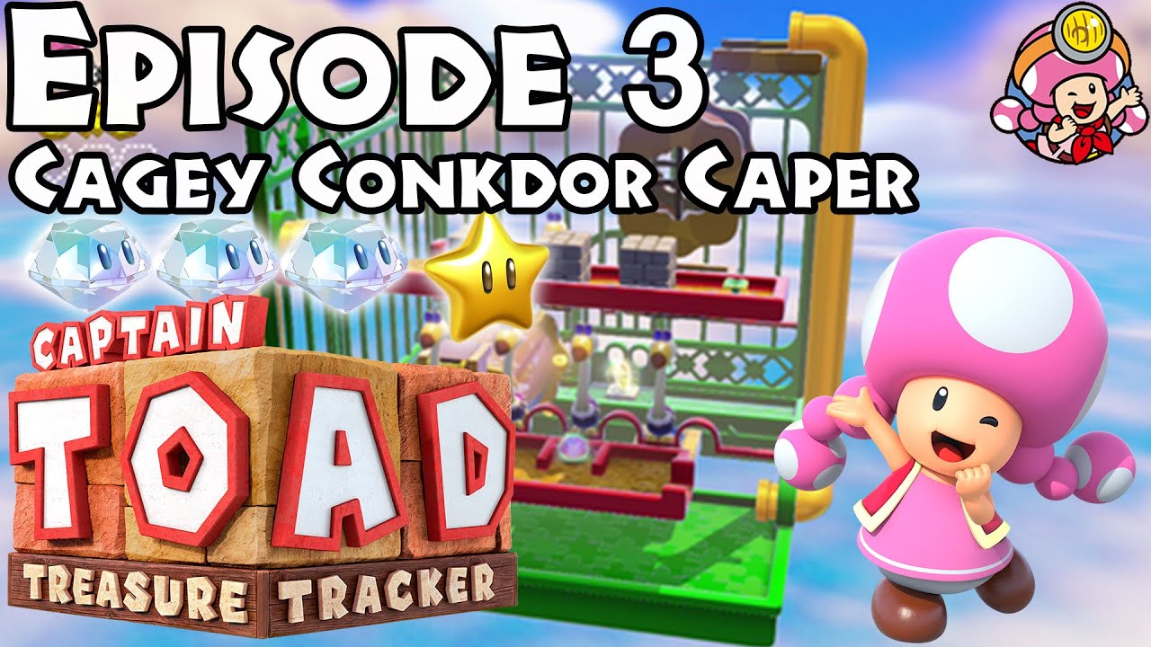 Captain Toad: Treasure Tracker - Episode 3 - Level 7: Cagey Conkdor ...