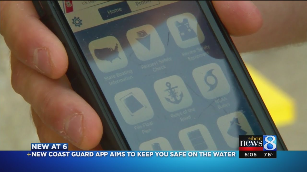 U.S. Coast Guard offers safe boating app - YouTube