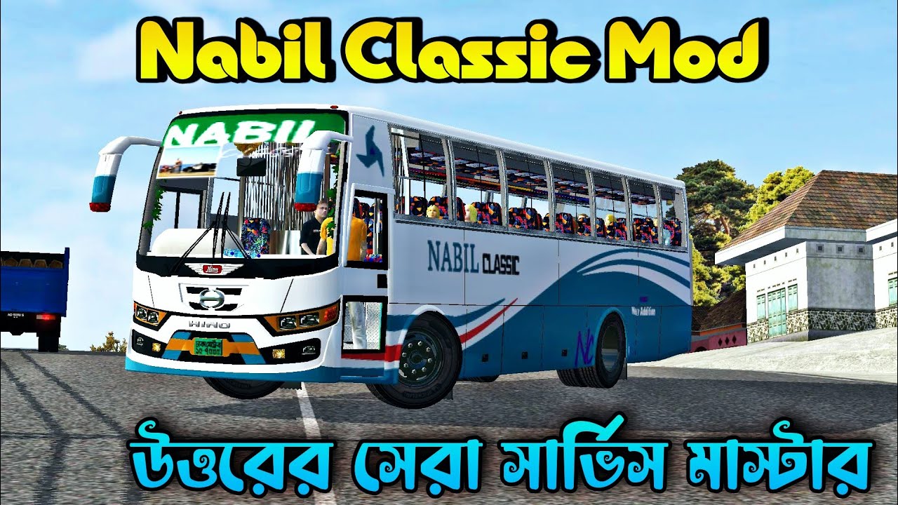 Nabil Classical Mod 1st Time in Bussid || Original Hino 1j Body - YouTube