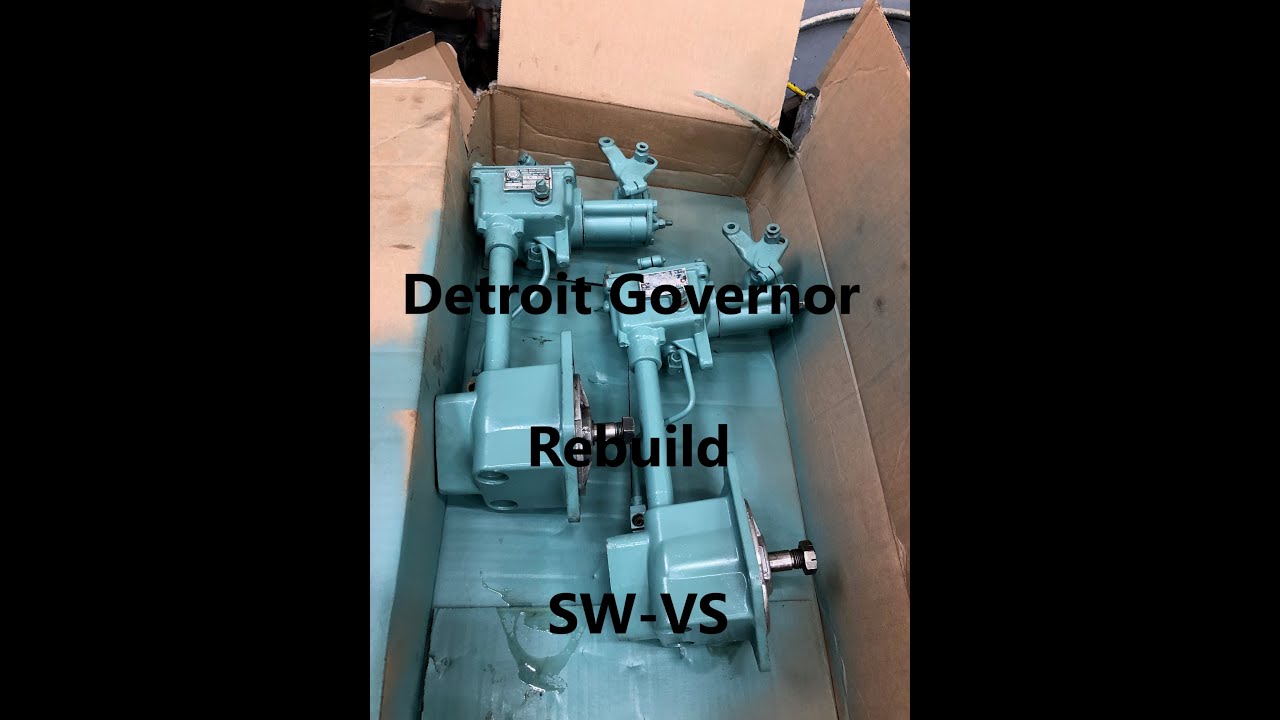 Detroit 53 Series Governor Rebuild (SW-VS) - YouTube