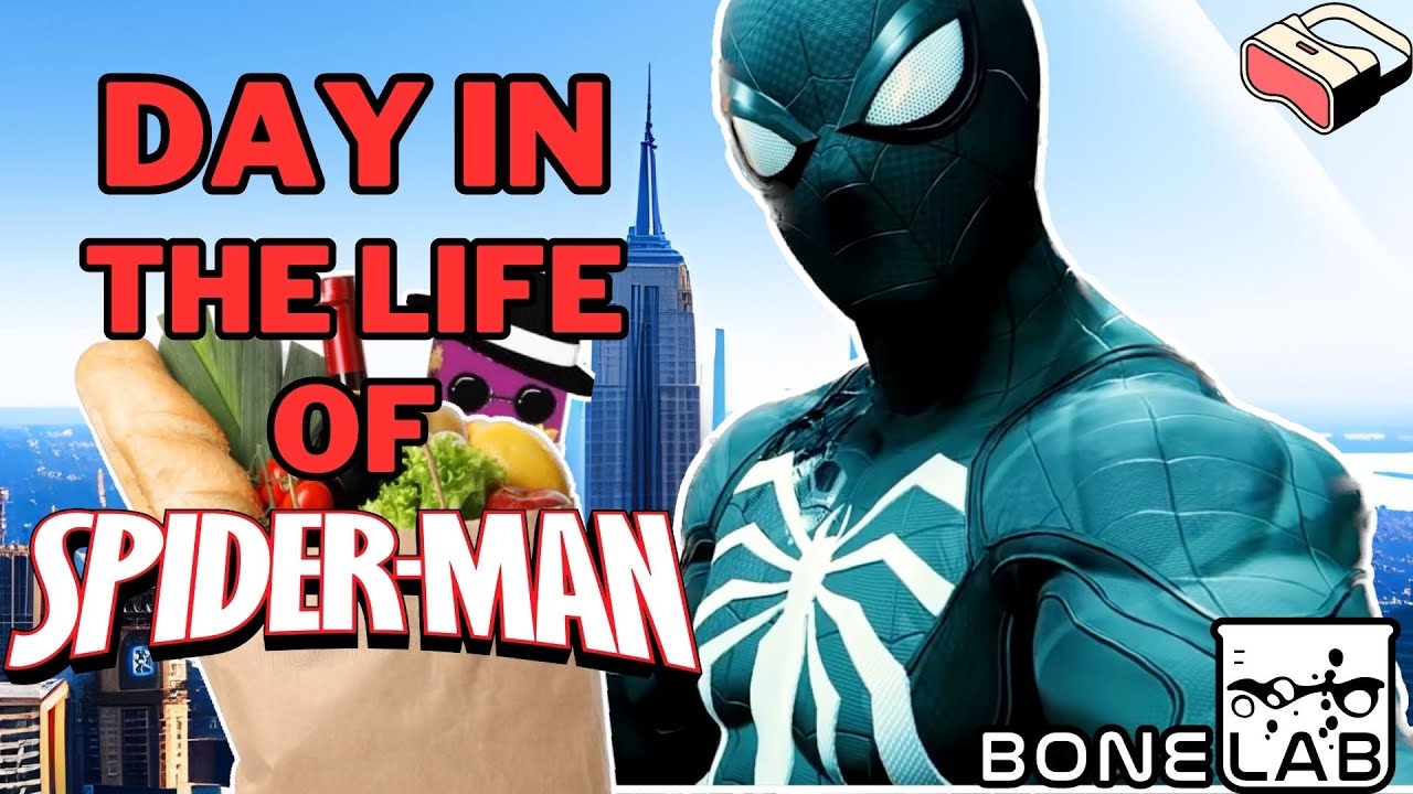 Day In The Life Of SPIDER-MAN | BoneLab VR - YouTube