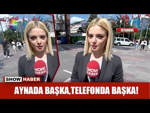 Aynada başka,telefonda başka!