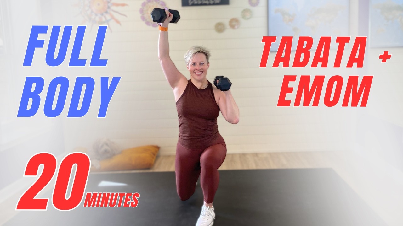 20-Min EMOM Strength 🔥 Full-Body Dumbbell Challenge - YouTube