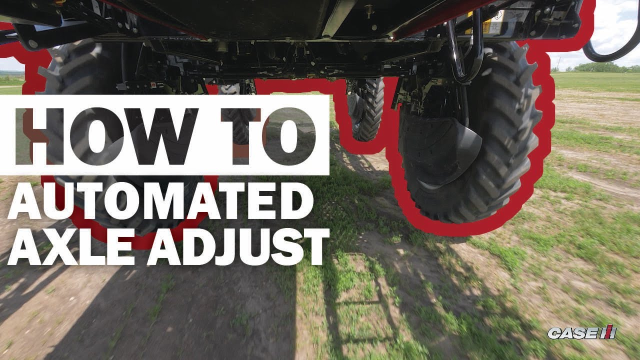 Automated Axle Adjust Operation (Case IH AFS Pro 1200 Display) - YouTube