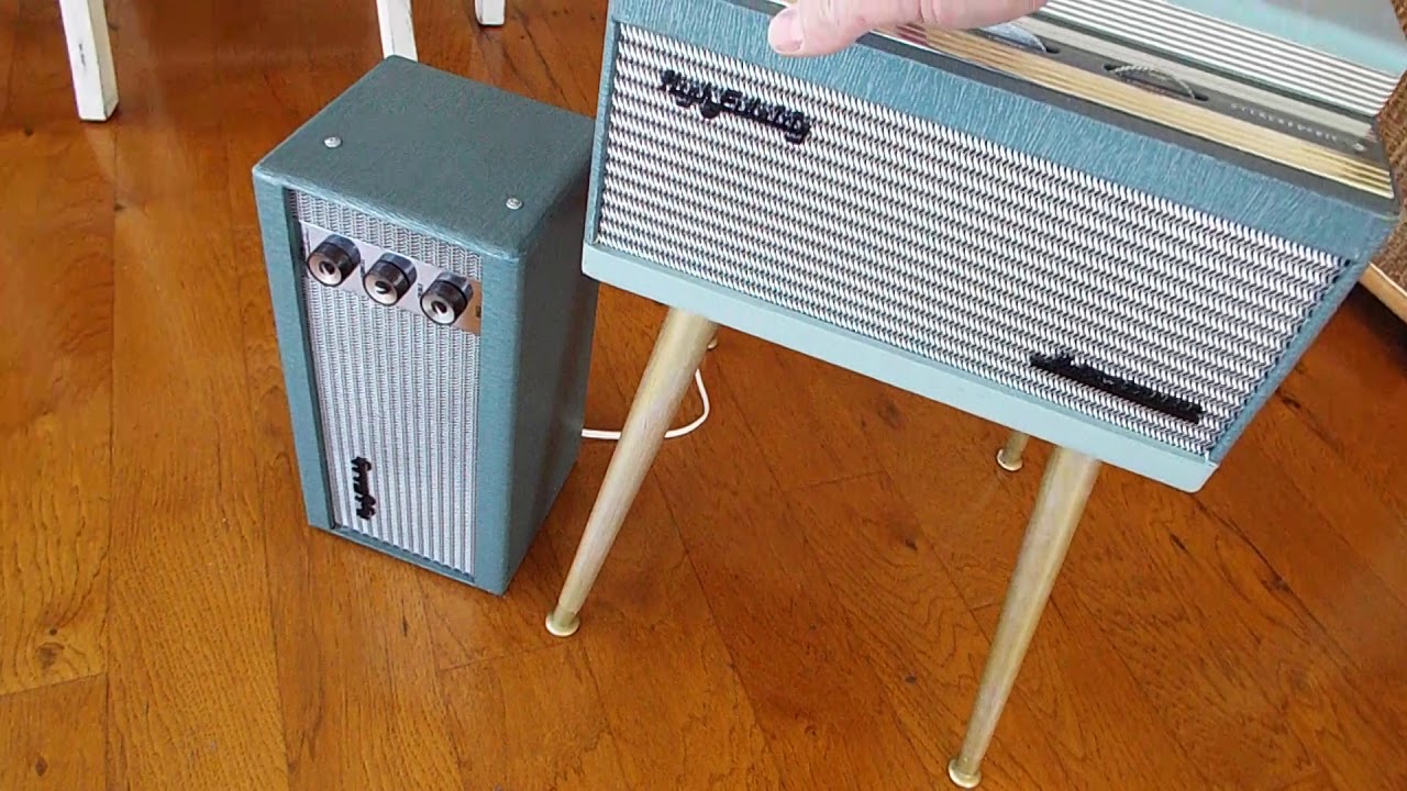 Symphonic stereo record player playing an LP - YouTube