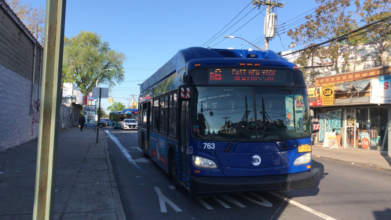 MTA NYCT Exclusive! | 2017 NFI “Xcelsior” XN40 [#763] B6 LTD - YouTube