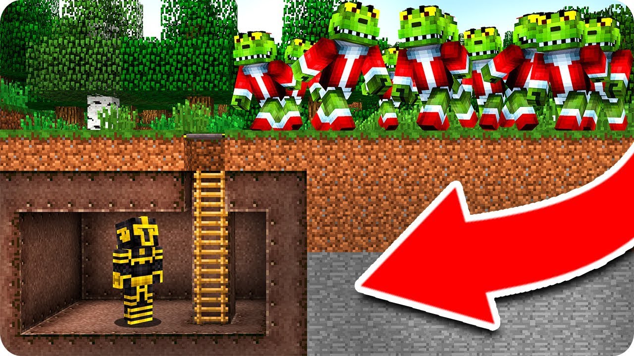 BASE SECRETA VS APOCALIPSIS DE EL GRINCH EN MINECRAFT 😱 - YouTube