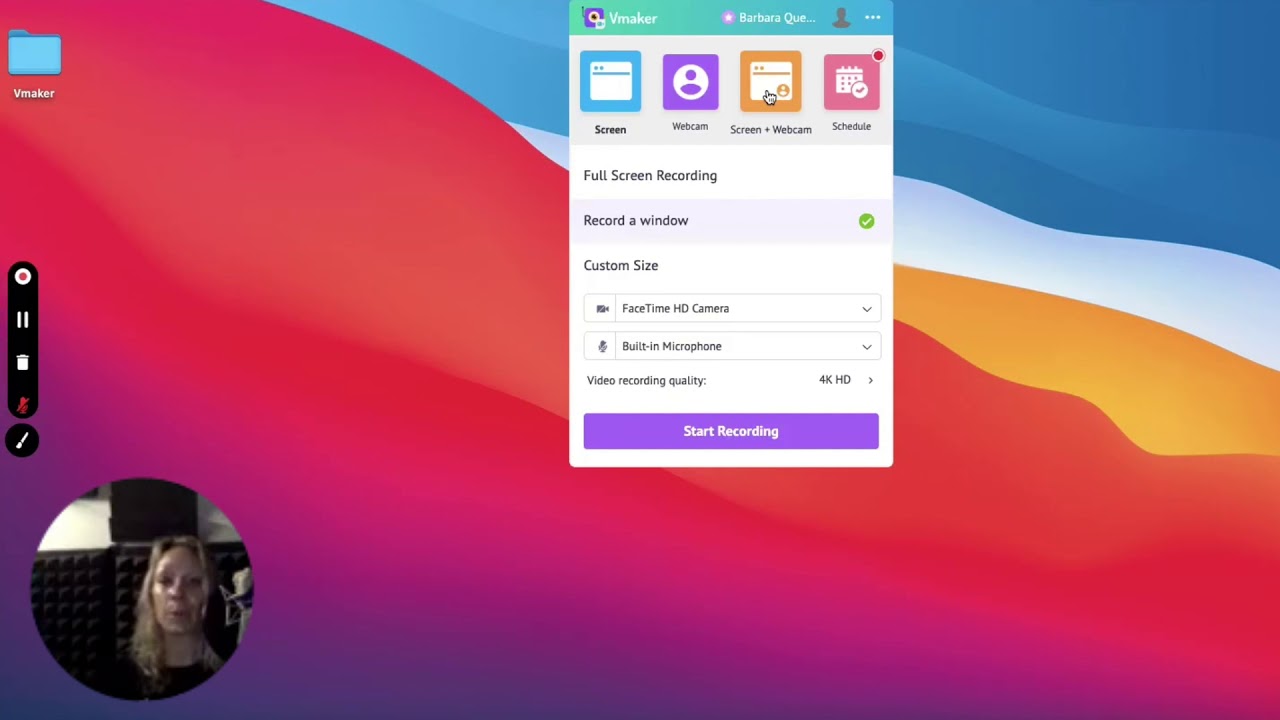 Vmaker tutorial | How to use Vmaker for Mac - YouTube