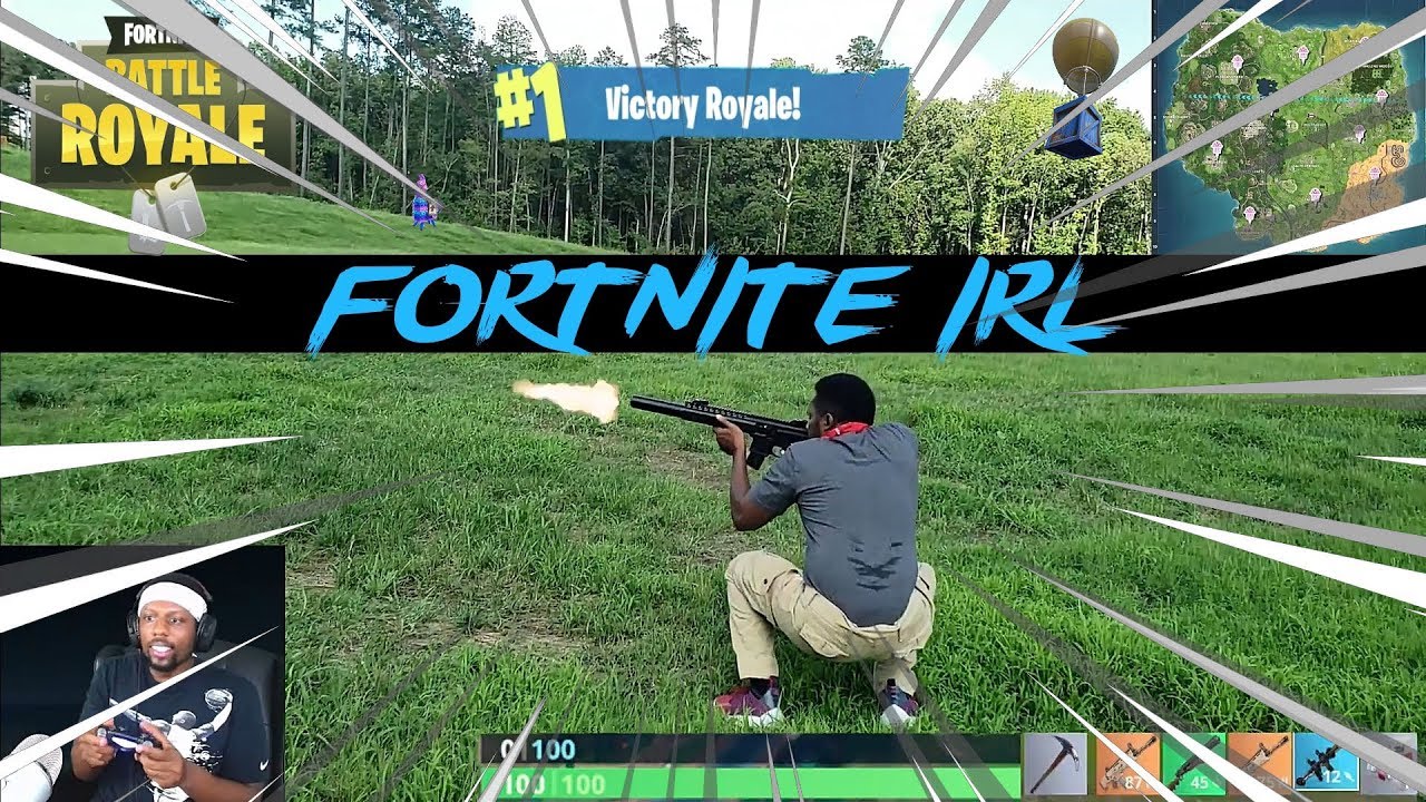 FORTNITE IN REAL LIFE - YouTube