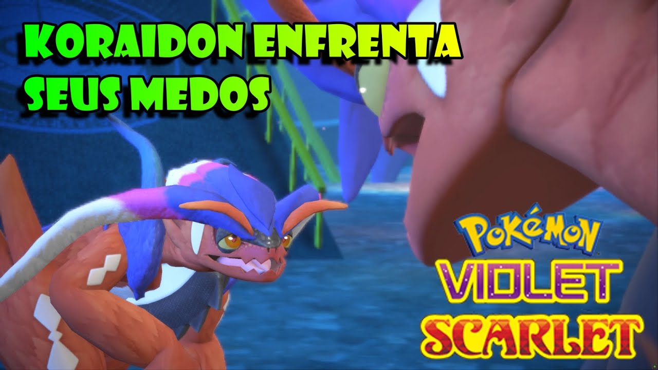 Pokémon Scarlet // Koraidon enfrenta seus medos // Batalha final - YouTube