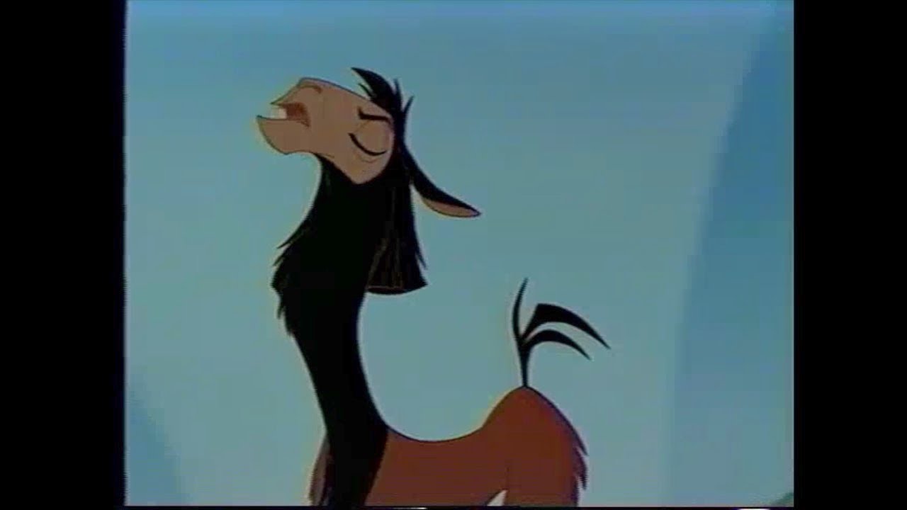 The Emperor's New Groove: Kuzco Llama (VHS Capture) (10) (Flipped ...