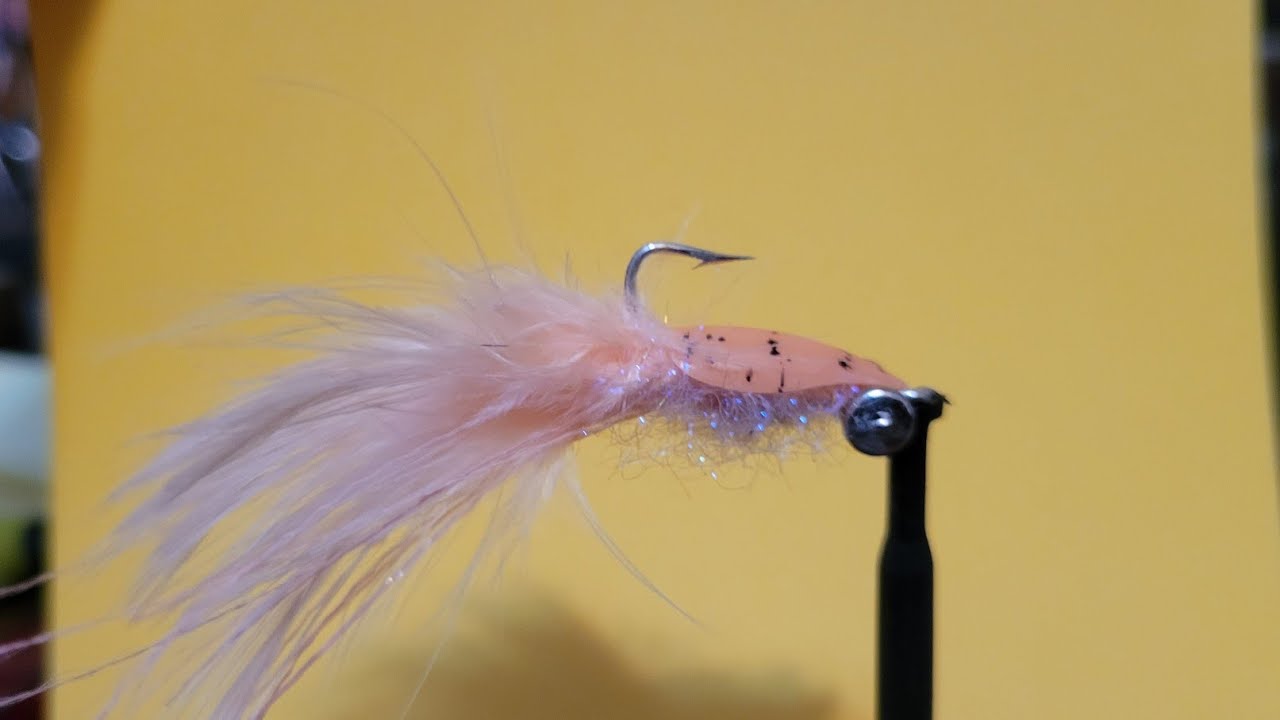 How to tie a Press on nail crawdad shrimp fly pattern. #flytying # ...