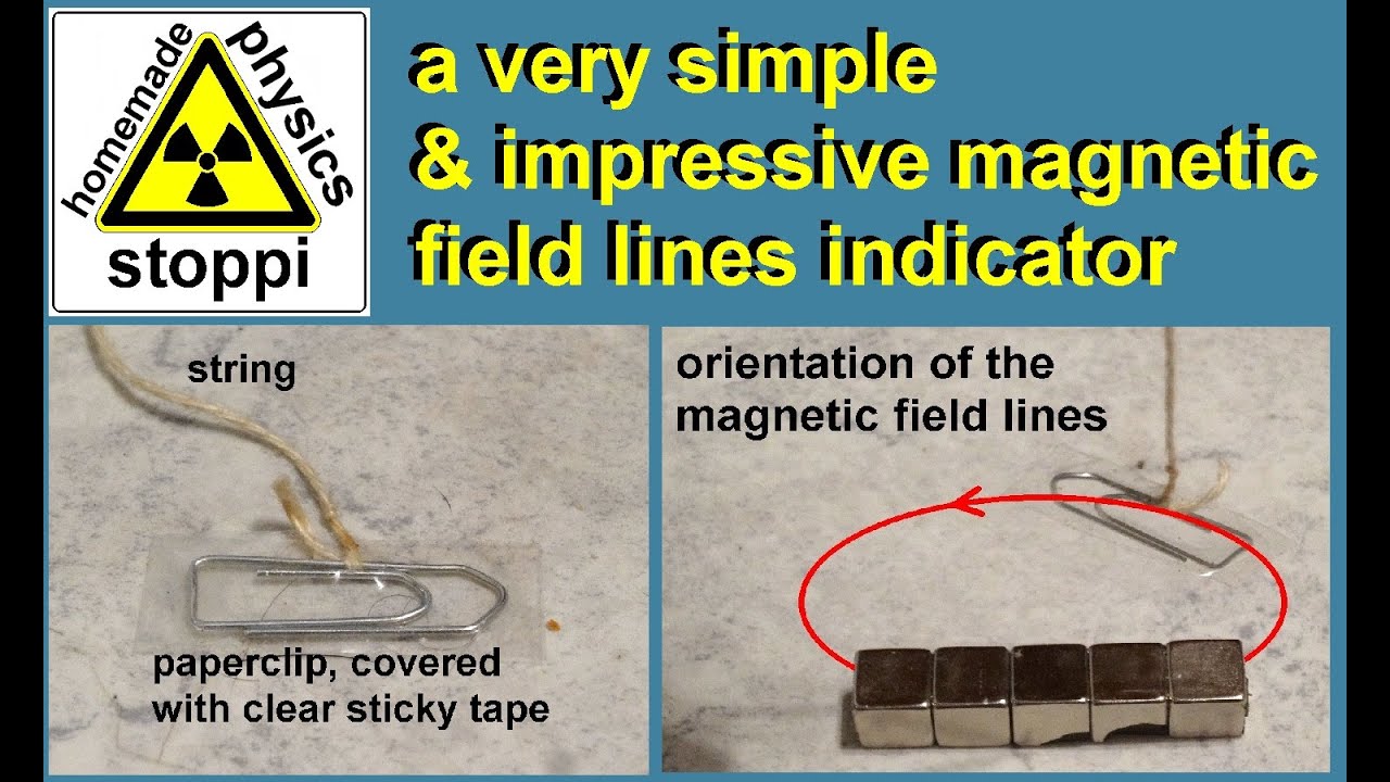 Very simple magnetic field lines indicator - Magnetfeldliniensonde ...