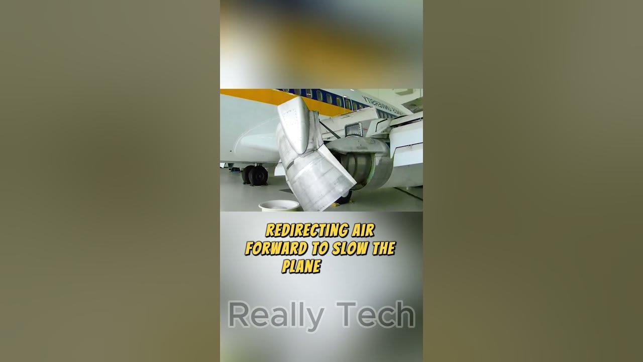 Why Airplane Engines Need to Suck in Reverse—The Genius Tech Behind Landings #techinnovation # ...