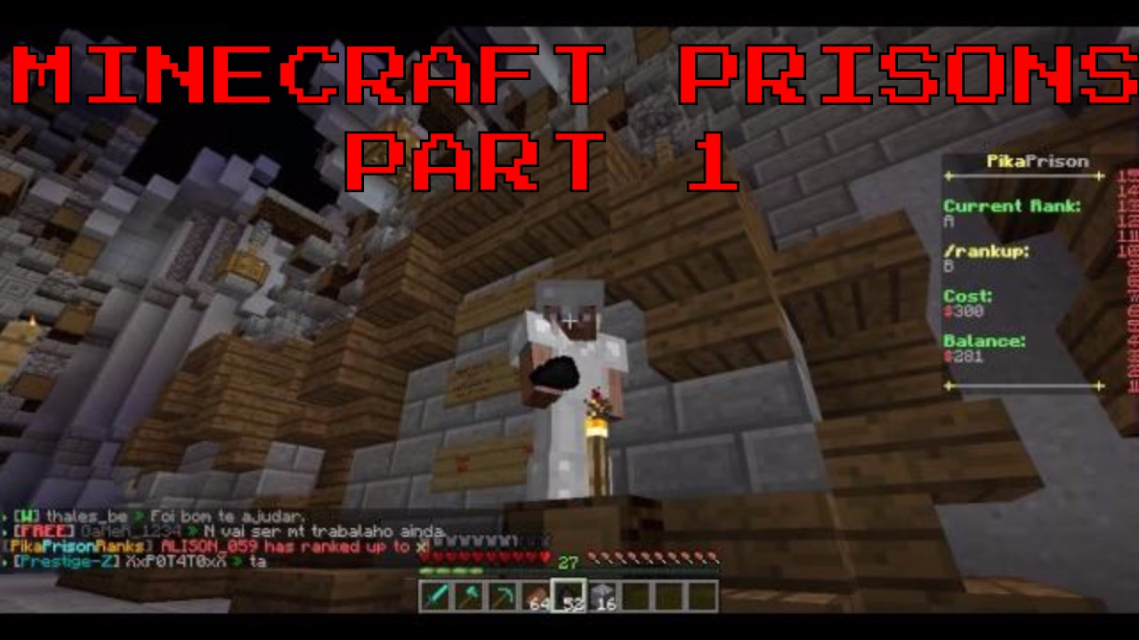 Minecraft Prisons Episode 1 w/ZentroYT - YouTube