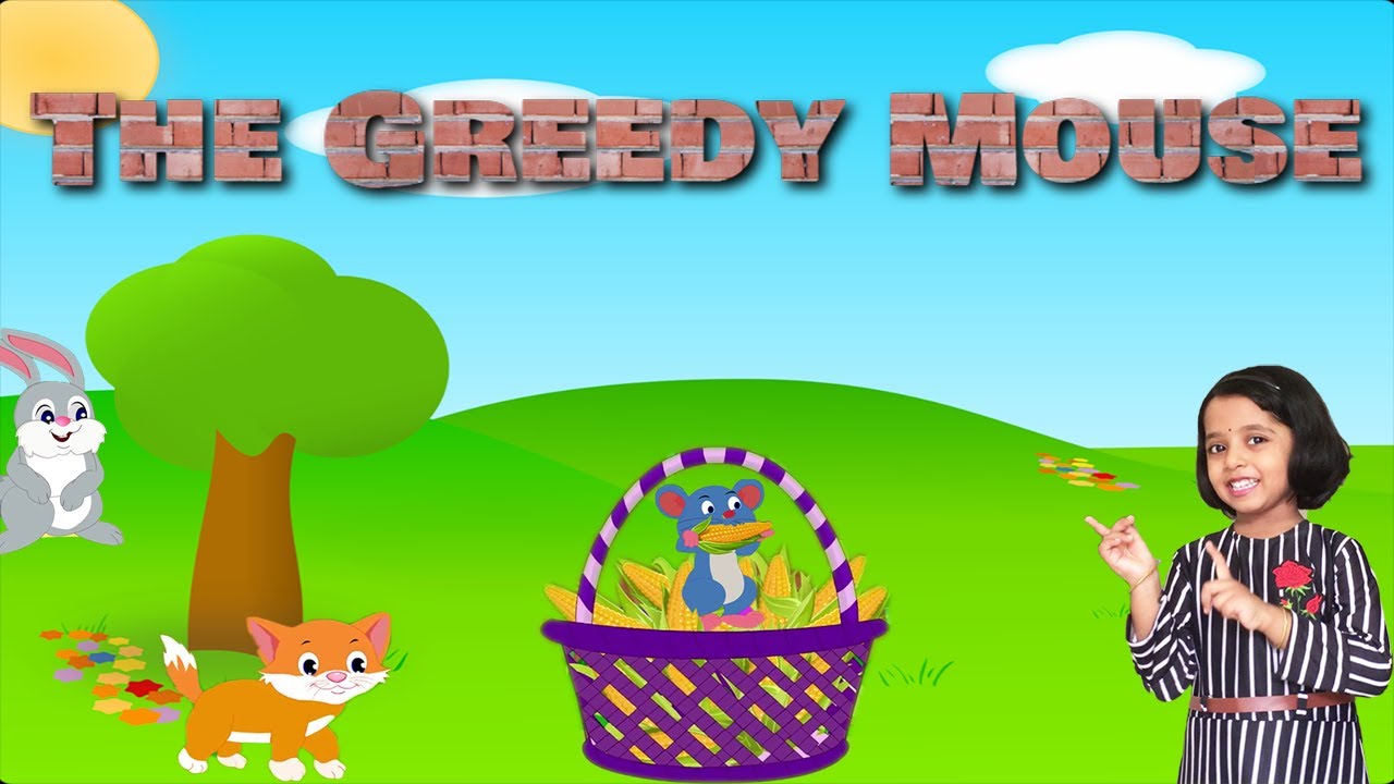 The Greedy Mouse Story | Kids Story In English | | moral stories for ...