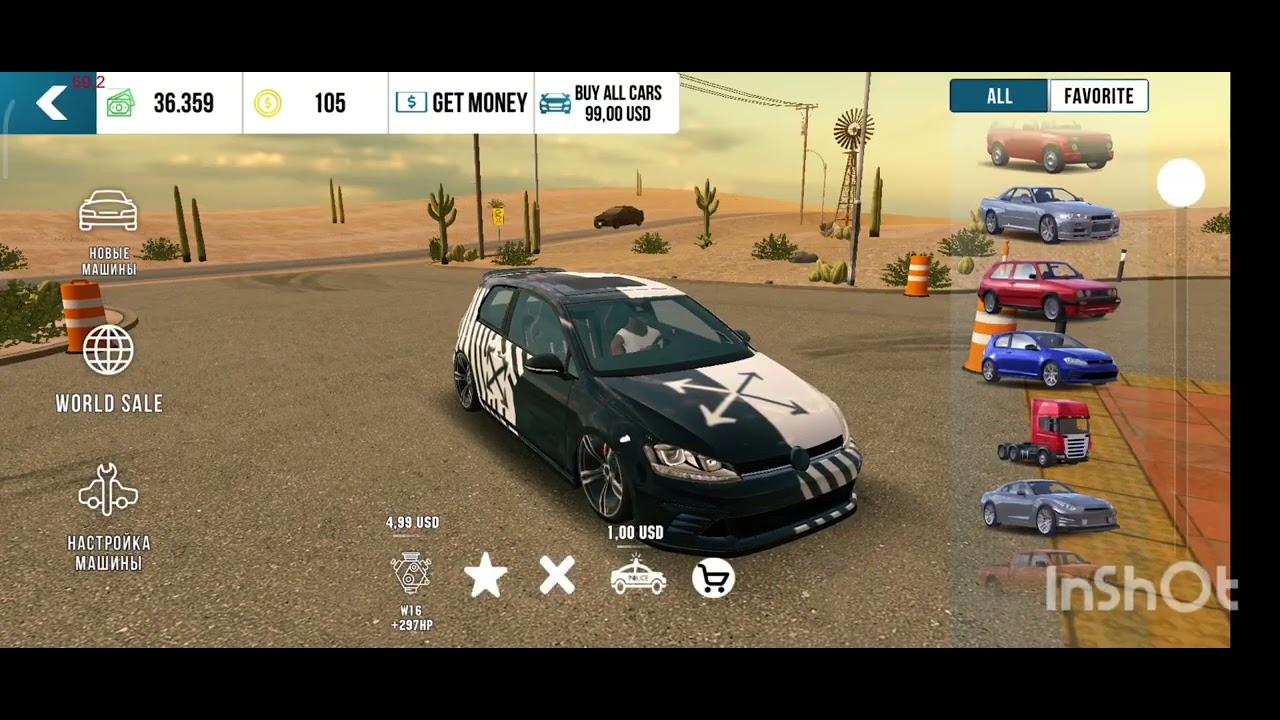 How to make the fastest Golf 7 in Car Parking Multiplayer - YouTube