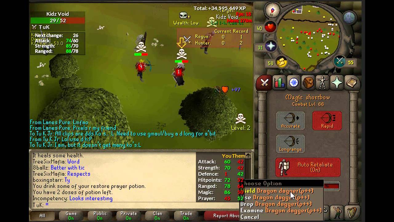 OSRS 1 Defence Pure Bounty Hunter Video 4! - T uK - YouTube