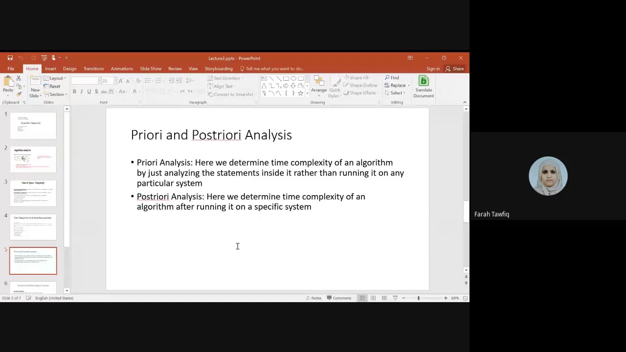 algorithm analysis - YouTube