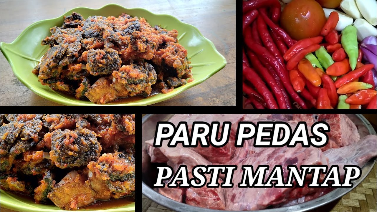 OLAHAN PARU SAPI, SAMBAL PARU PEDAS🤤 - YouTube