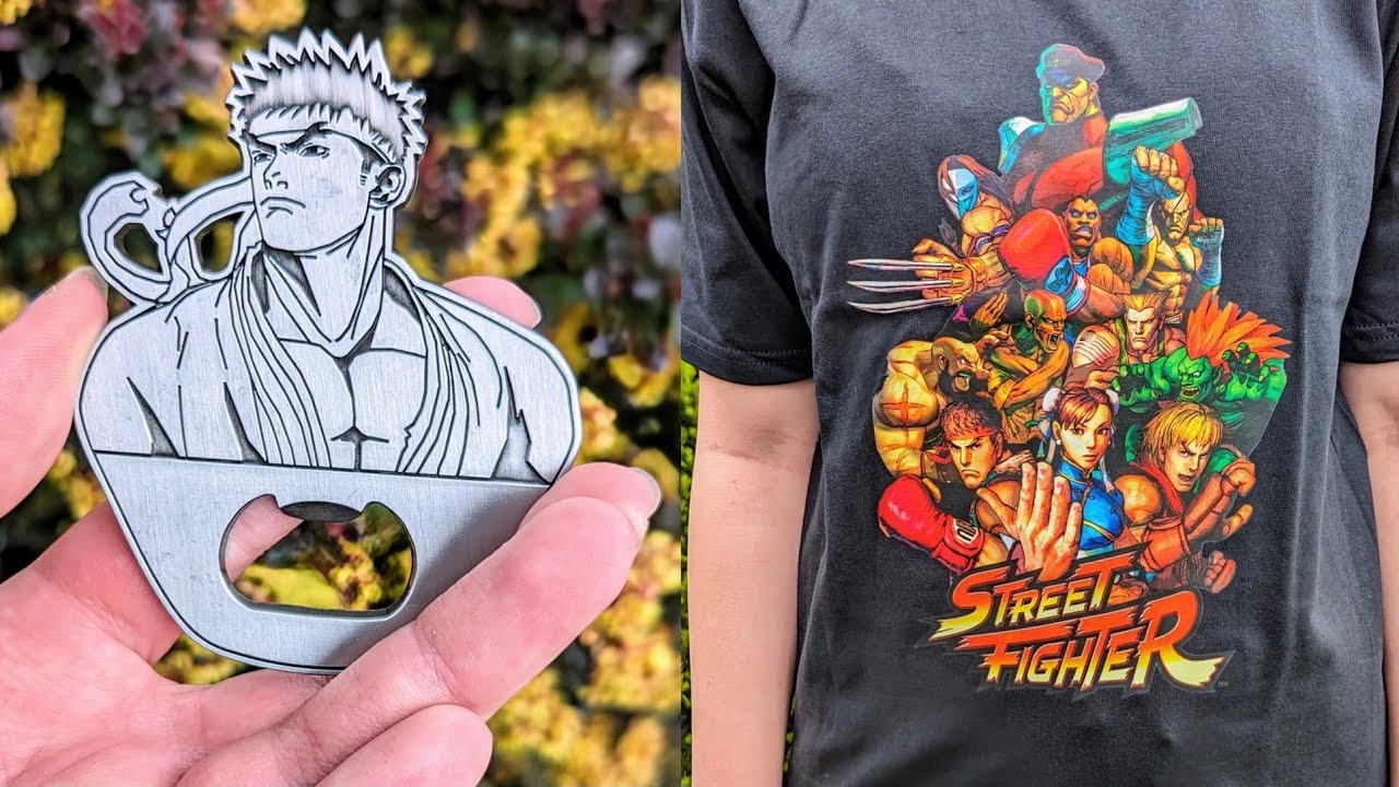 New Street Fighter merchandise available at street fighter pop up shop ...