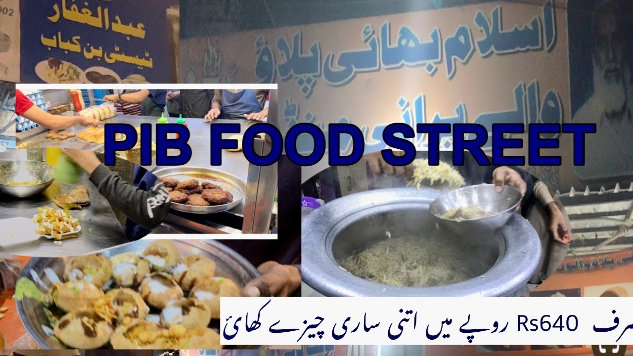 PIB COLONY FOOD STREET | Islam bhai ka pulao | 1000 Rupees Street food ...