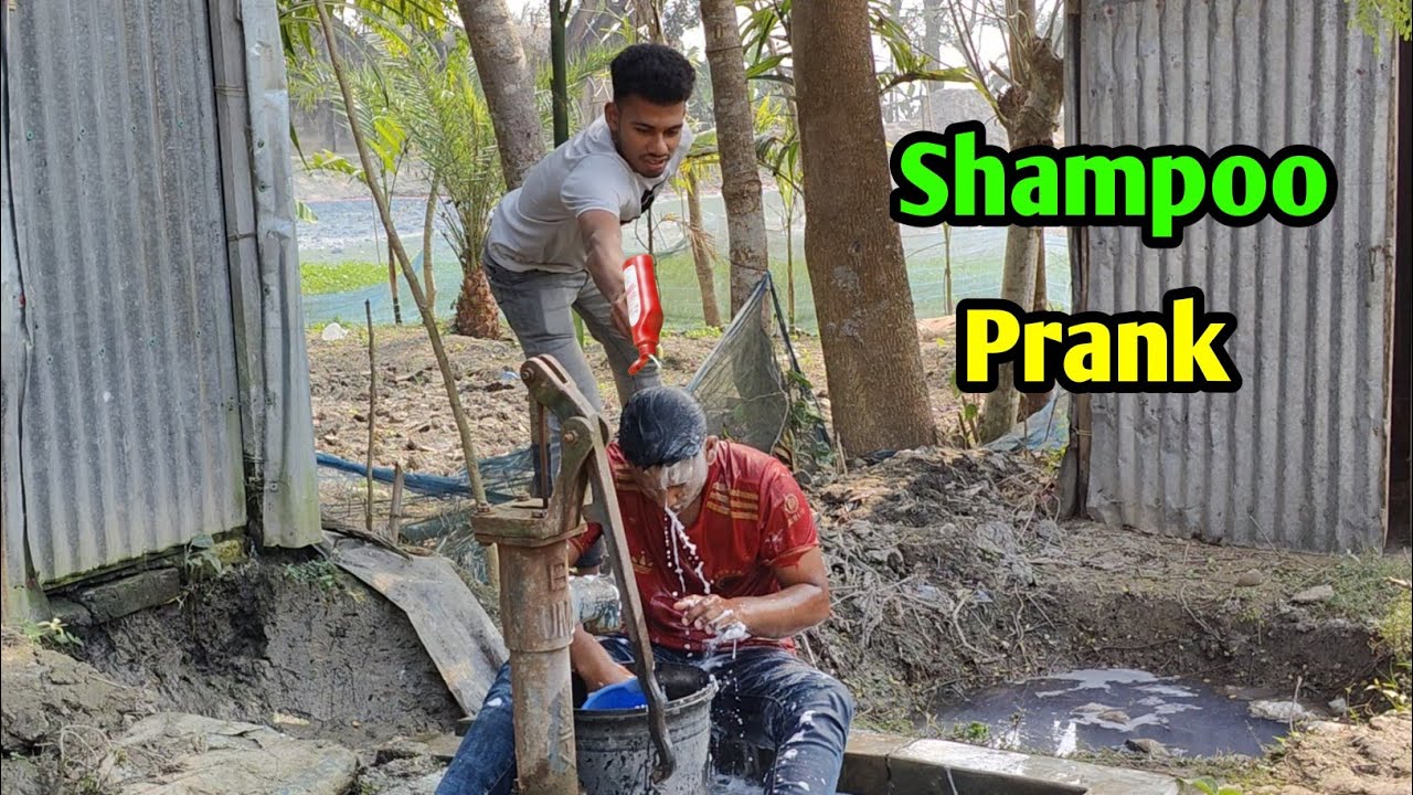Shampoo prank part 12! Crazy reaction my friend - YouTube