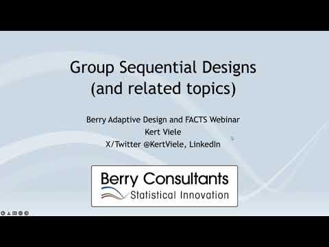 Group Sequential Designs: Introduction to Adaptive Trial Designs using FACTS - YouTube