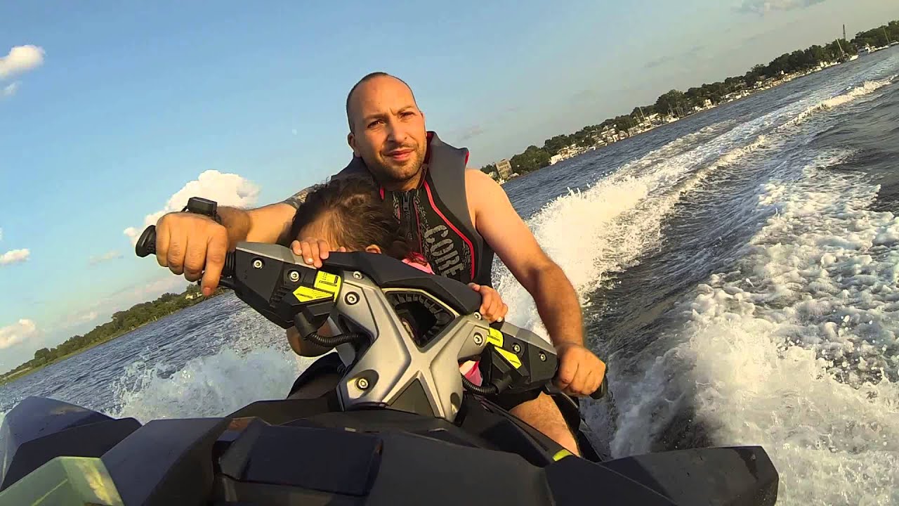 GOPR0397 Angelina's first jet ski ride - YouTube
