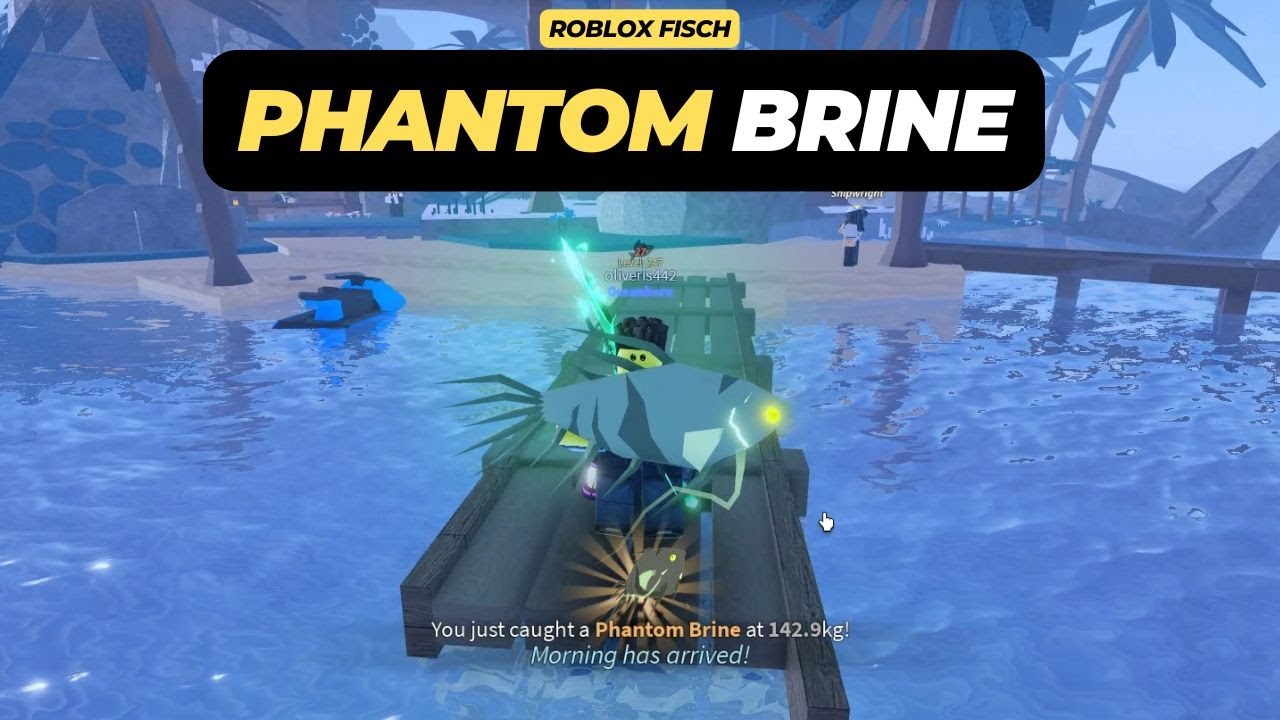 How to Get Phantom Brine fish in Roblox Fisch - YouTube