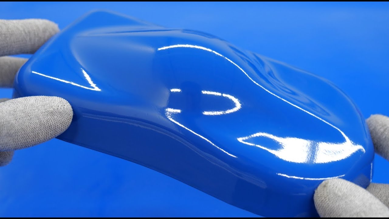 Rwraps Blue Hyper Gloss Vinyl Film - YouTube
