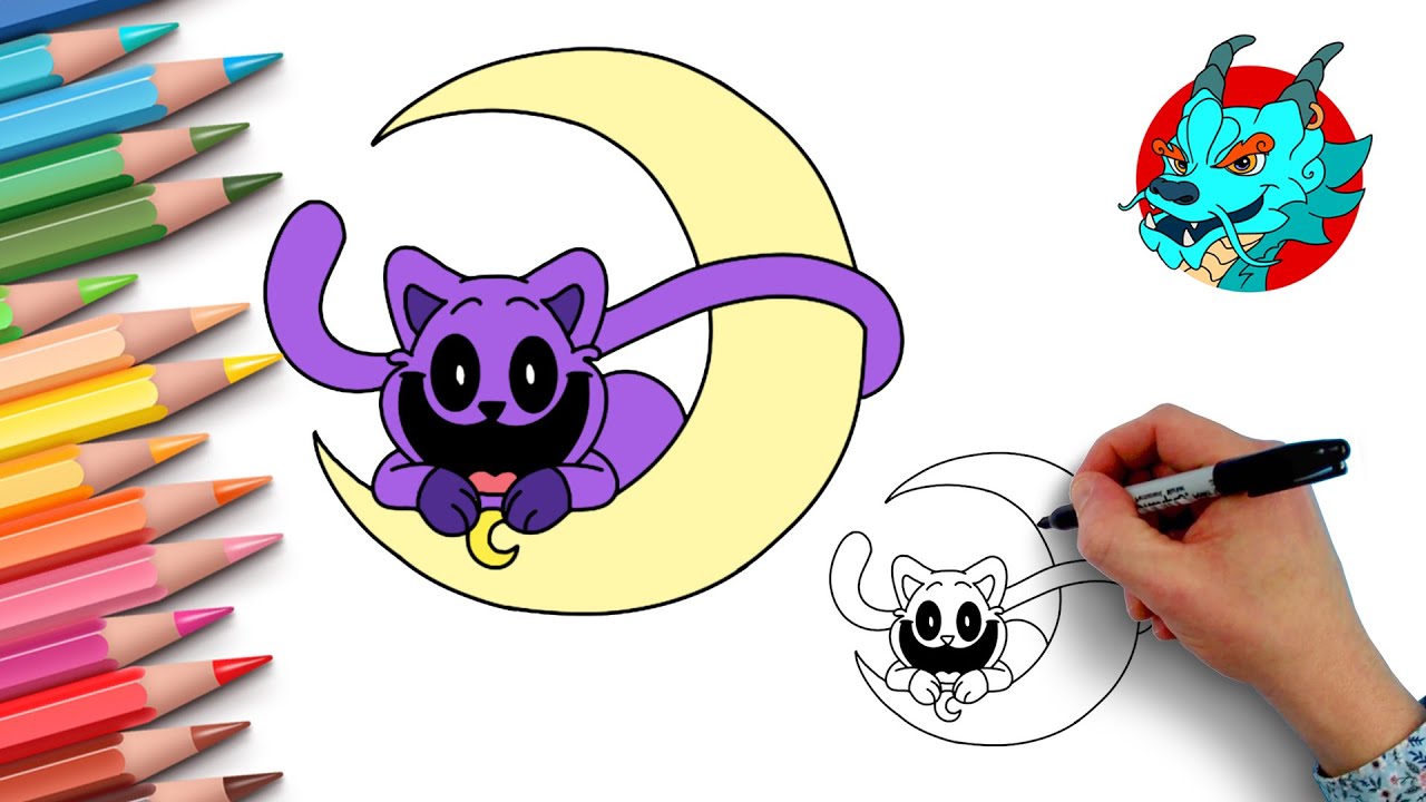 How To Draw Catnap | Poppy Playtime | Smiling Critters - YouTube