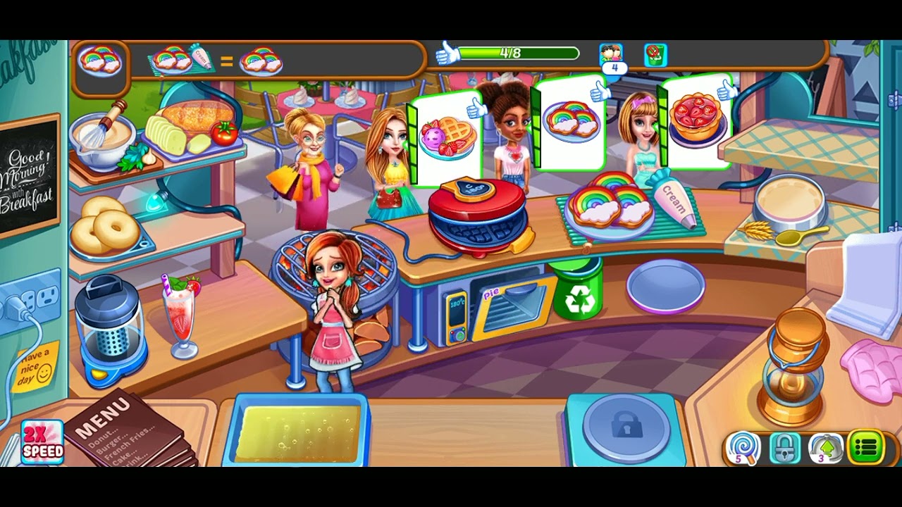 Cooking express game level 14 complete and fast - YouTube